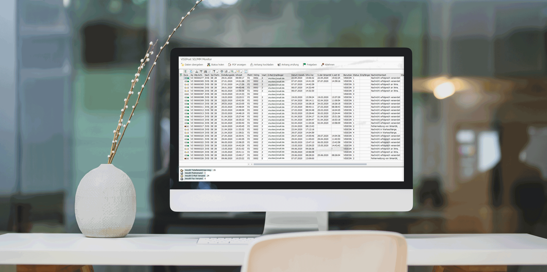 VISIPOST – unschlagbarer Favorit. | VISICON